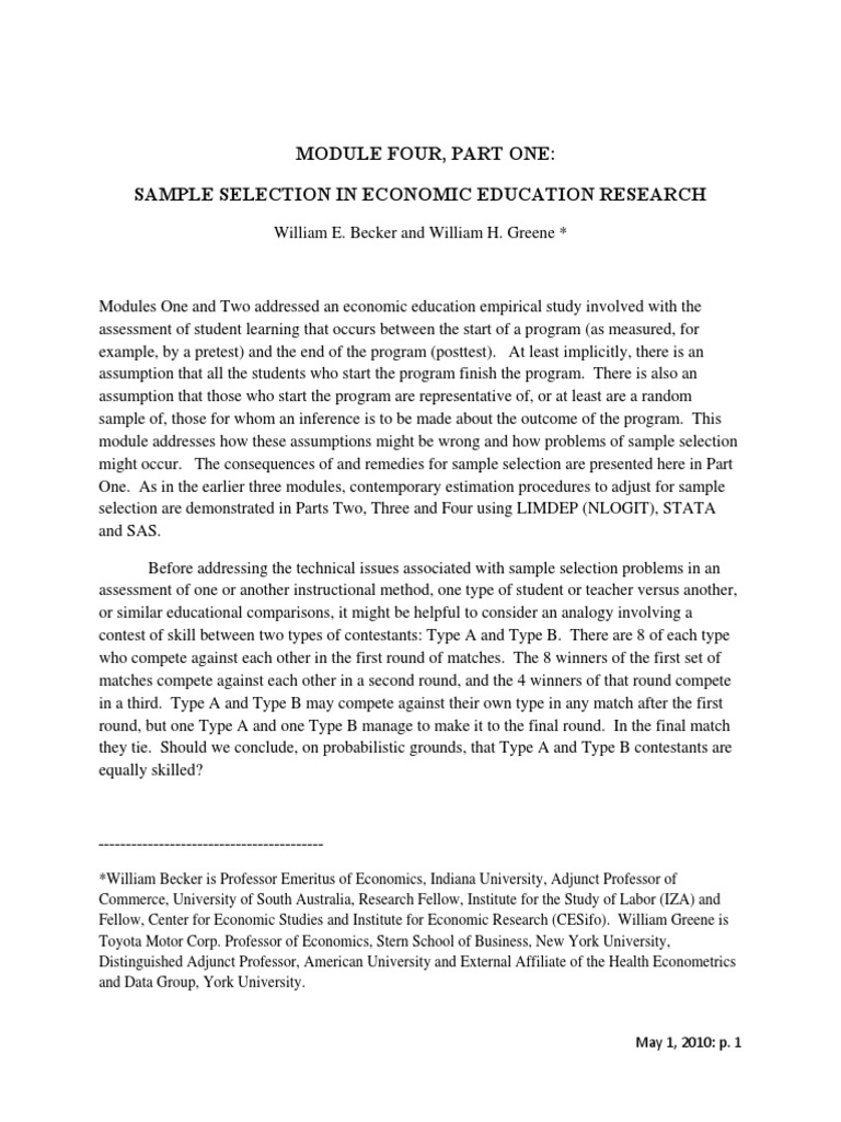 Aea Cookbook Econometrics Module 4 | PDF | Bootstrapping (Statistics) | Regression Analysis