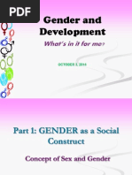 Basic Concepts of Gender and Development | PDF | Gender | Gender Studies