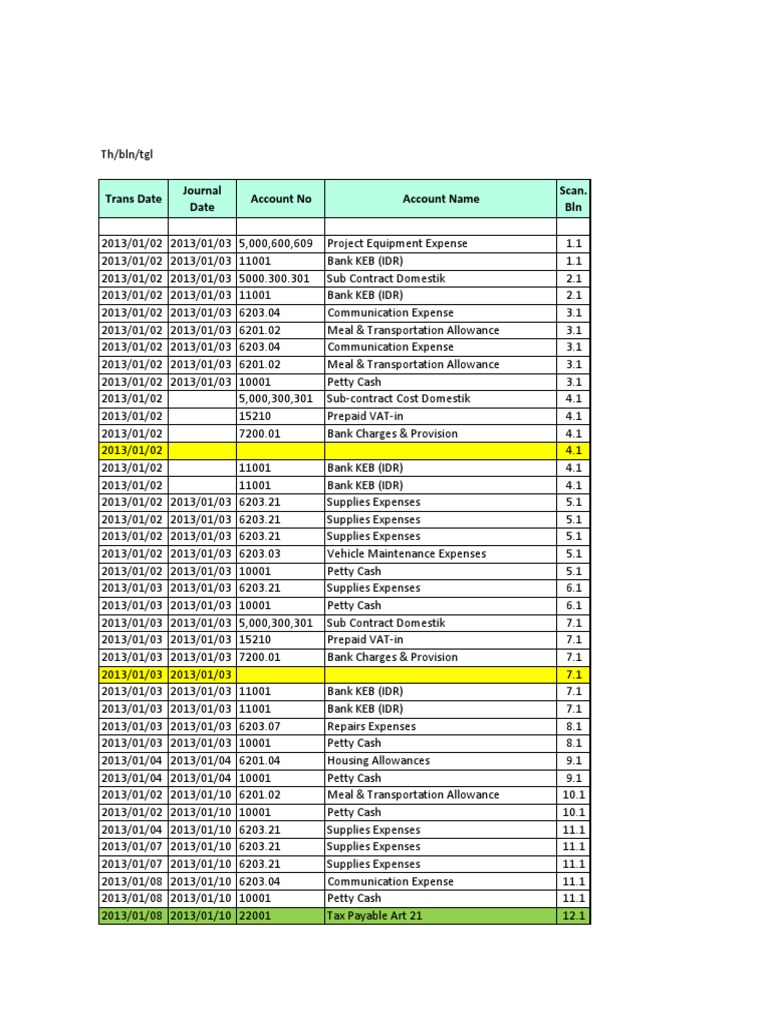 Template Journal Voucher | PDF | Services (Economics) | Money
