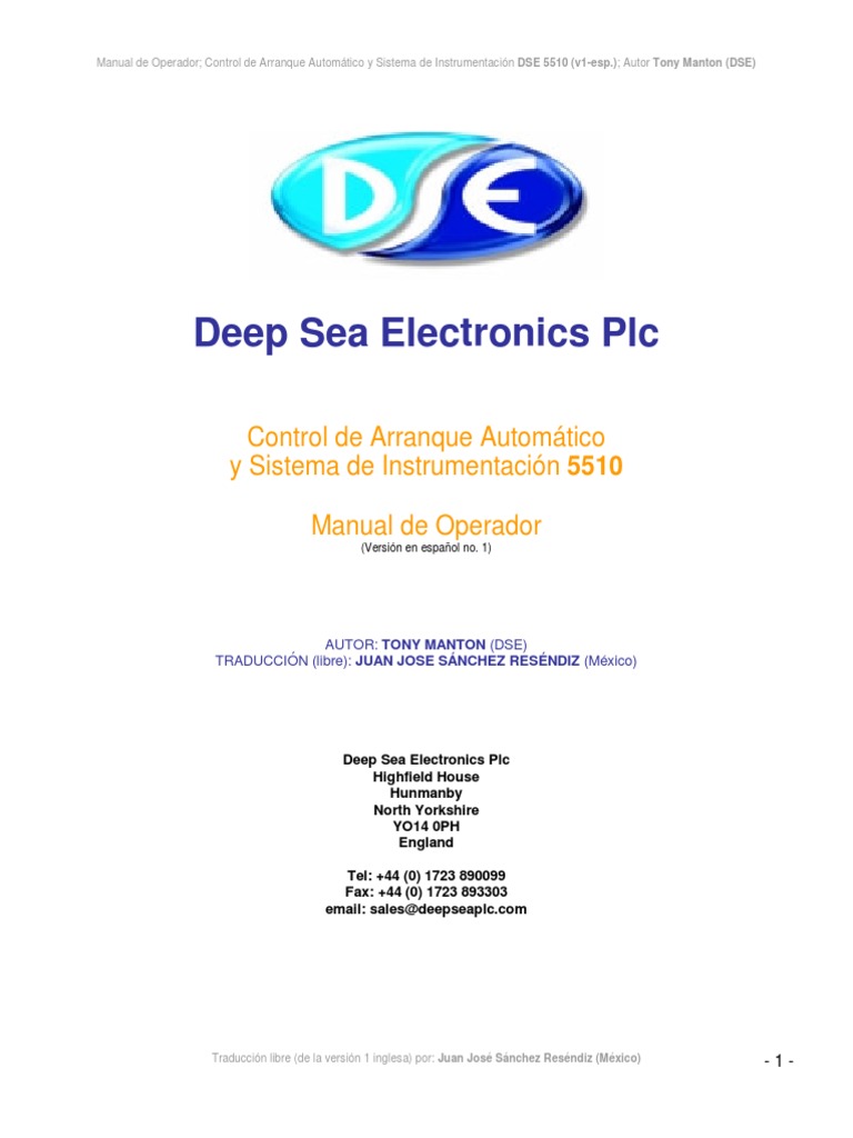 Dse5510 Manual | PDF