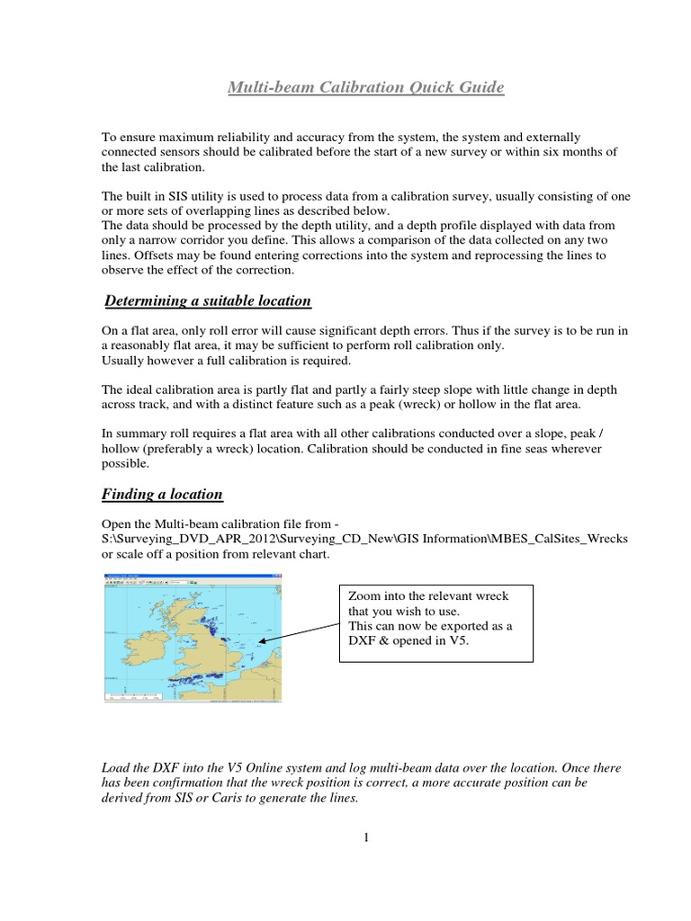 Multi Beam Calibration | PDF | Calibration | Computing