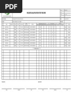 Welder Qualification Test Record Template | PDF | Welding | Construction