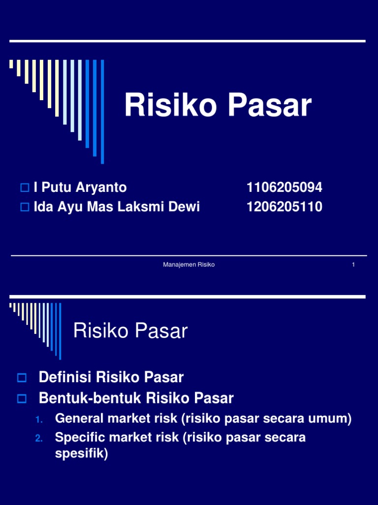 Risiko Pasar | PDF