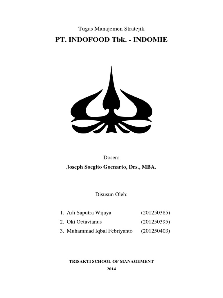 Analisis Swot PT Indofood - Indomie | PDF