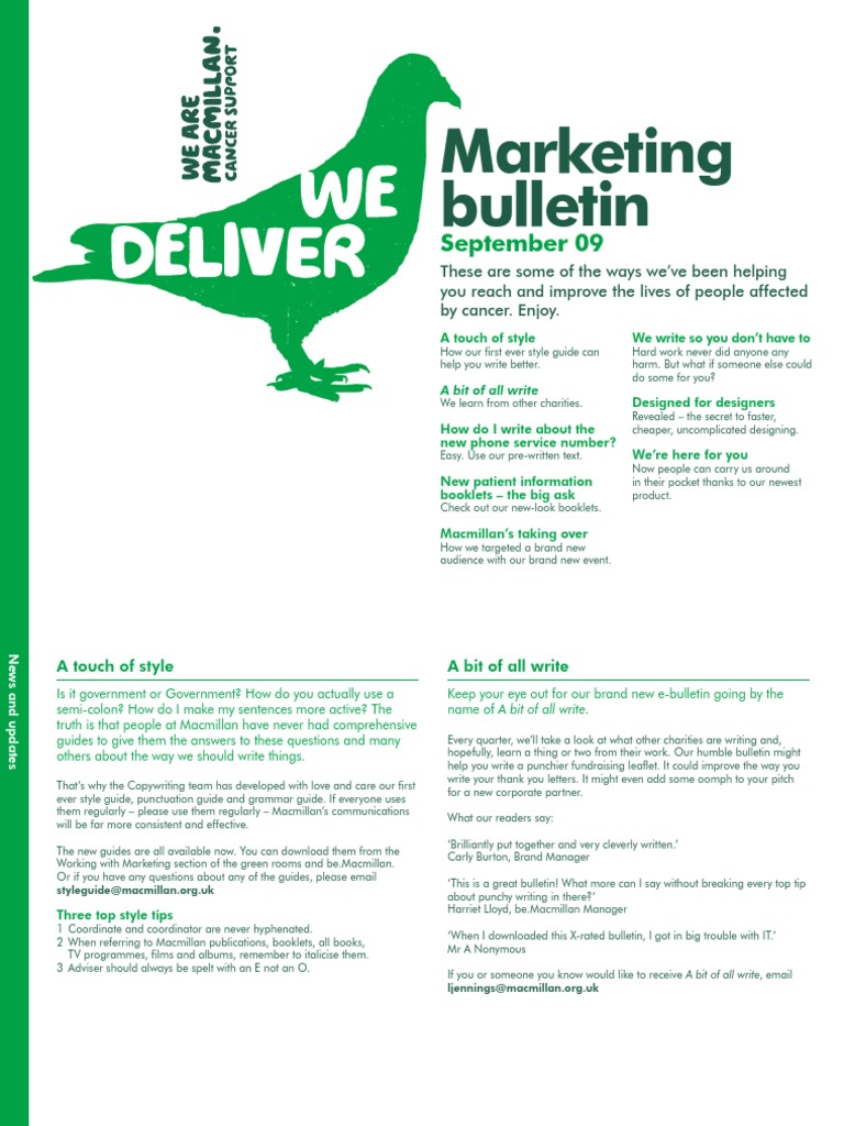 Marketing Bulletin Internal) | PDF | Logos | Communication