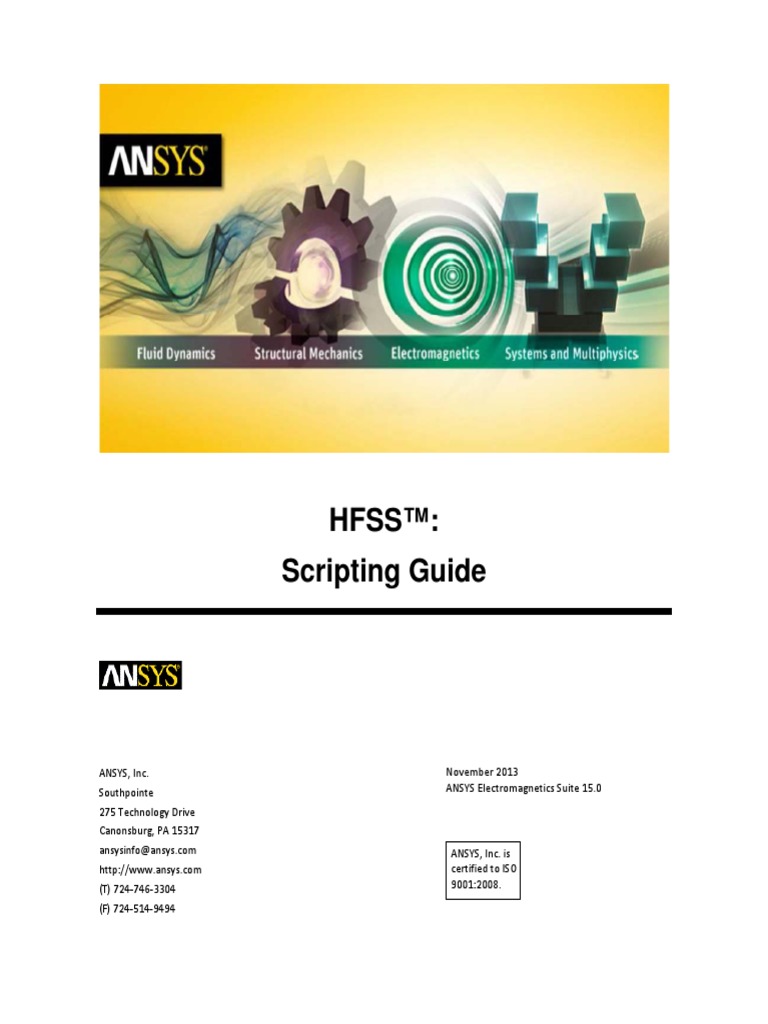 HFSS Scripting | PDF | License | Scripting Language