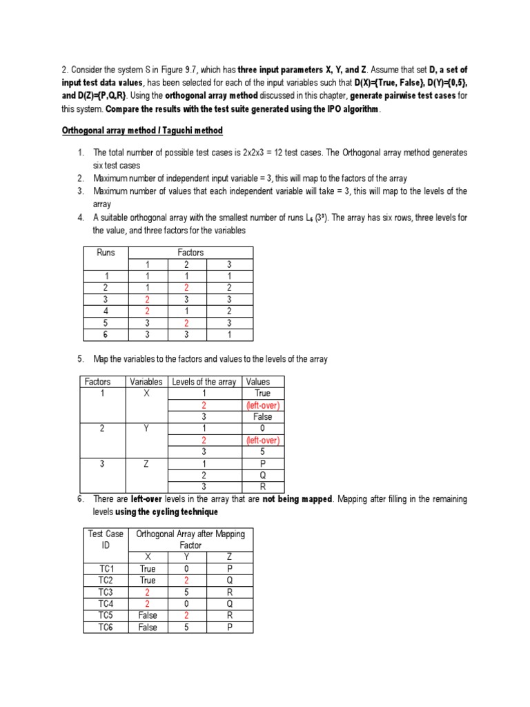 Exercise Functional Testing | PDF | Array Data Structure | Variable ...