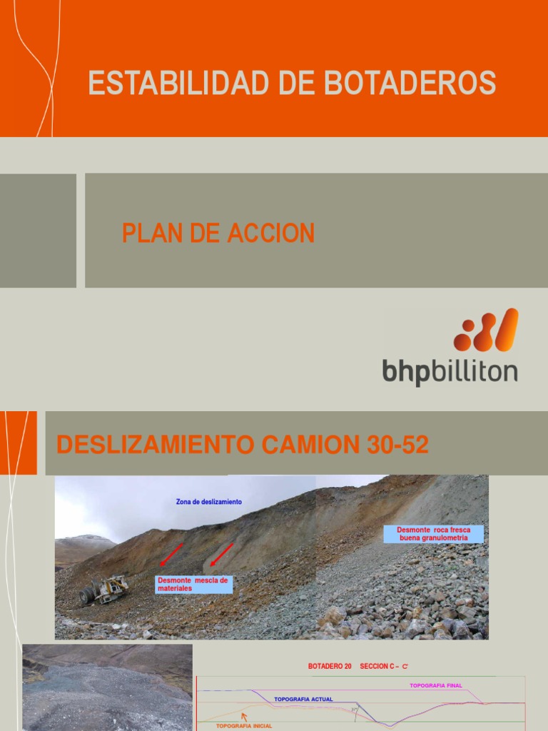 Estabilidad de Botaderos | PDF