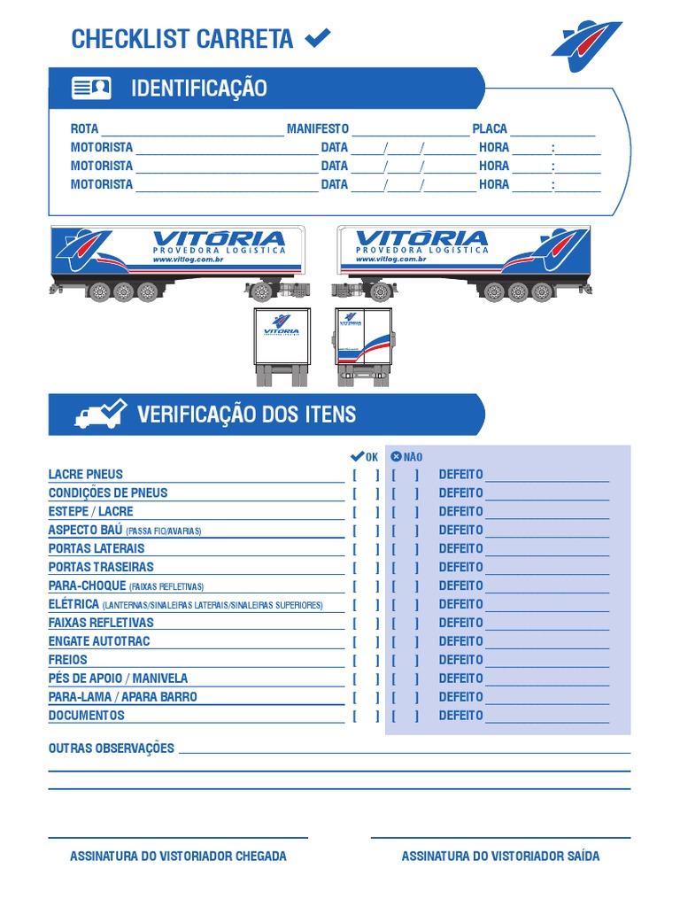 Check List Carreta | PDF