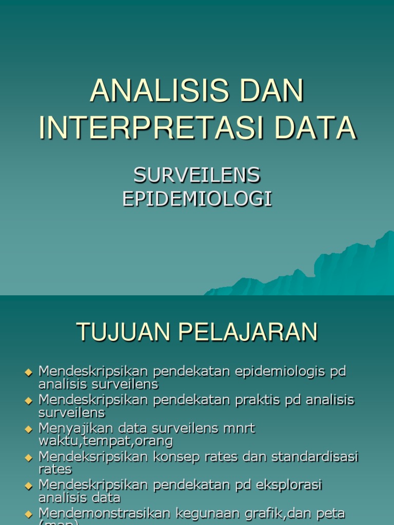 Analisis Dan Interpretasi Data | PDF | Metode & Bahan Ajar | Sains & Matematika