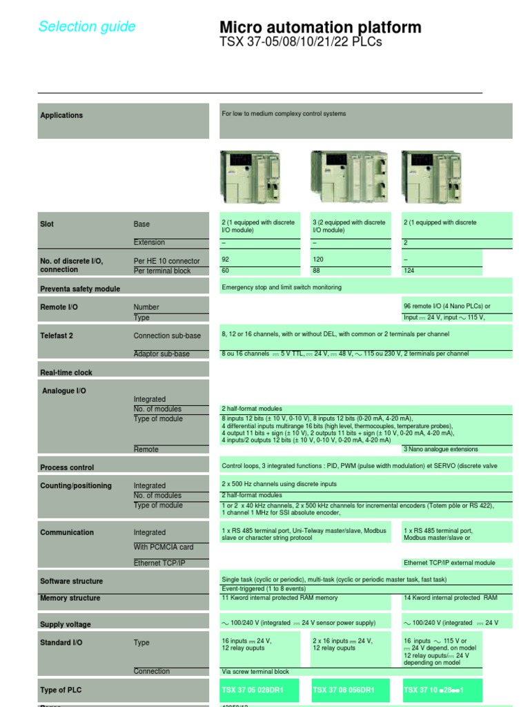 Nano Micro en | PDF | Programmable Logic Controller | Power Supply