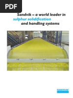 Sulphur Solidification and Forming | PDF | Water | Sulfur