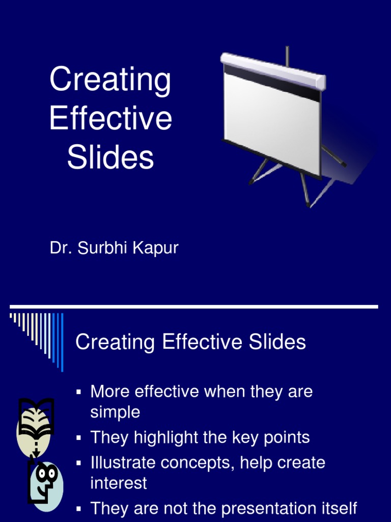 Creating Effective Slides | PDF | Graphics | Typefaces