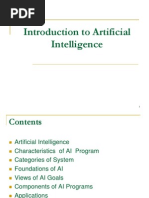 Artificial Intelligence - Introduction | PDF | Artificial Intelligence ...