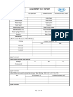Commissioning Report Generator - SAMPLE | PDF | Electric Generator ...