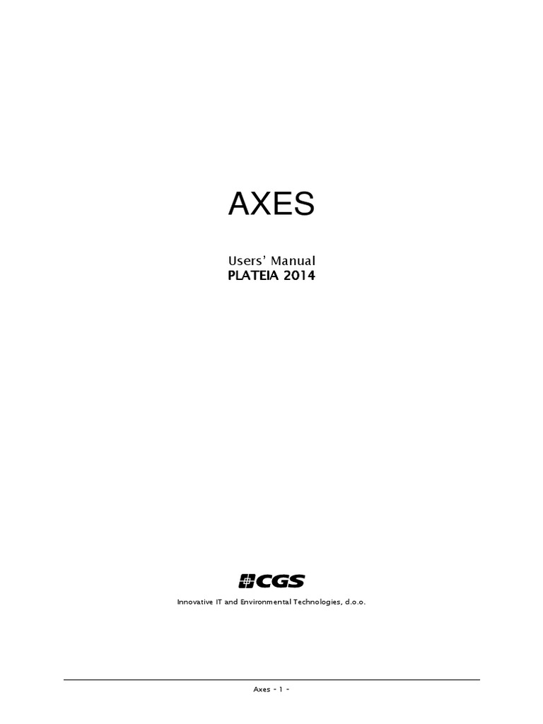 3 Plateia 2014 ENG Axes | PDF | Cartesian Coordinate System | Parameter ...