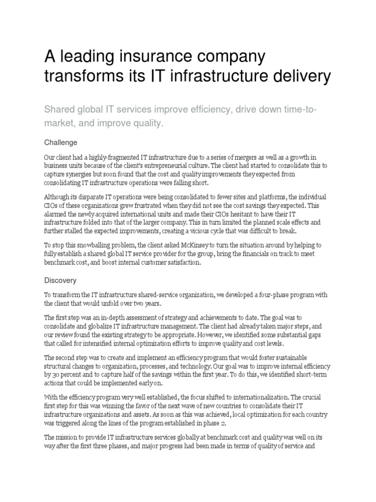 MCK Business Case Studies | PDF | Retail | Supply Chain