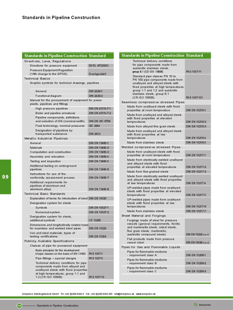 Pipeline Construction Standards Overview | PDF | Pipe (Fluid Conveyance ...