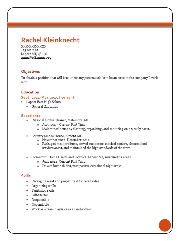 Rachel Resume | PDF