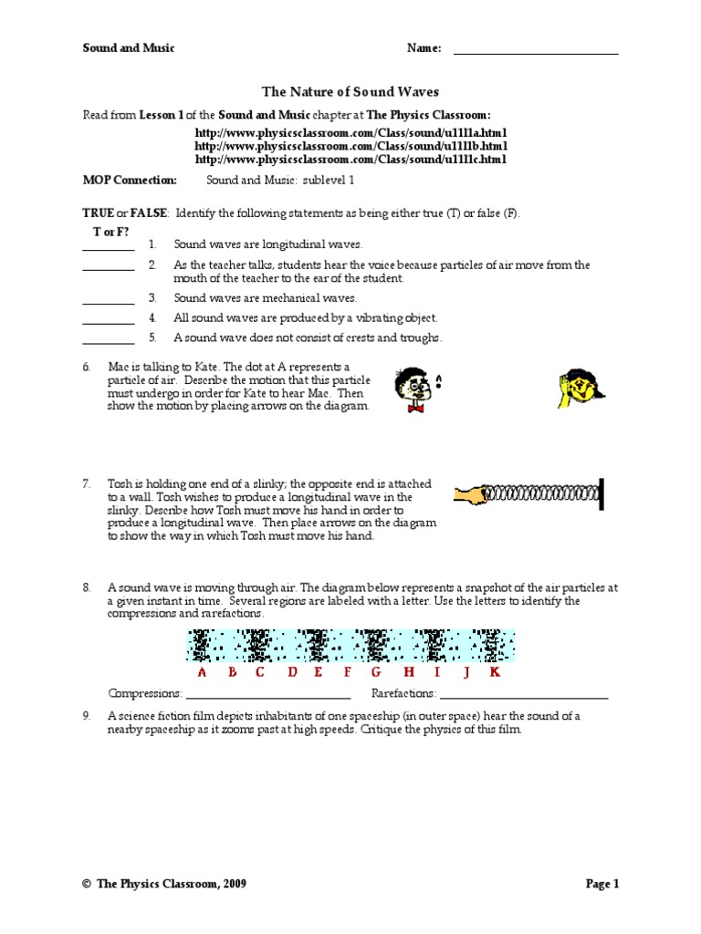 Understanding Sound Waves and Motion | PDF
