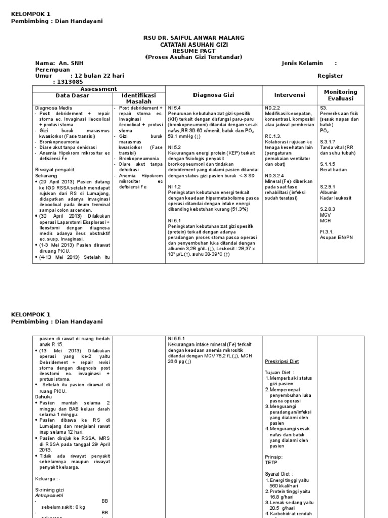 NCP Kasus 1 Final | PDF | Sains & Matematika