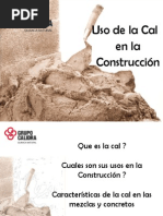 Ventajas y Desventajas de La Cal | PDF | Cemento | Química