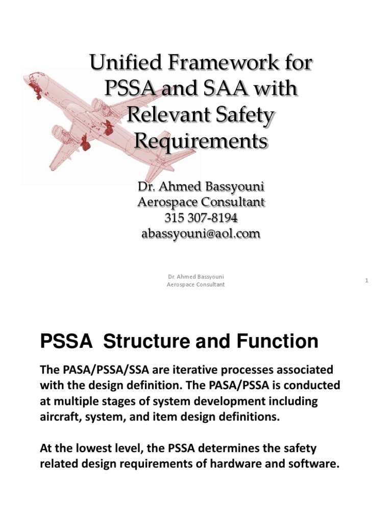 PSSA and SAA Framwwork 2014 | PDF | Evaluation | Safety