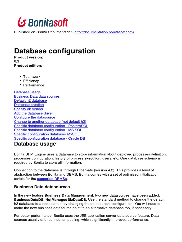Documentation - Database Configuration - 2014-08-18 | PDF | Oracle ...