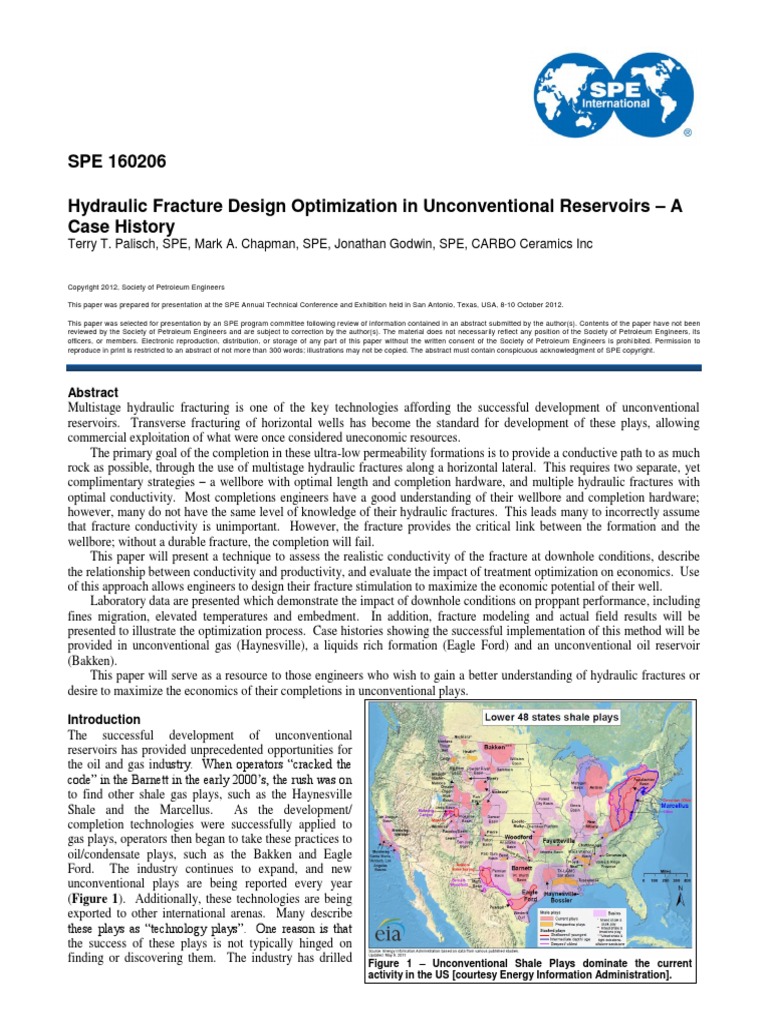 Hydraulic Fracture Design Optimization in Unconventional Reservoirs - A ... Hydraulic Fracture Design Optimization in Unconventional Reservoirs - A ...