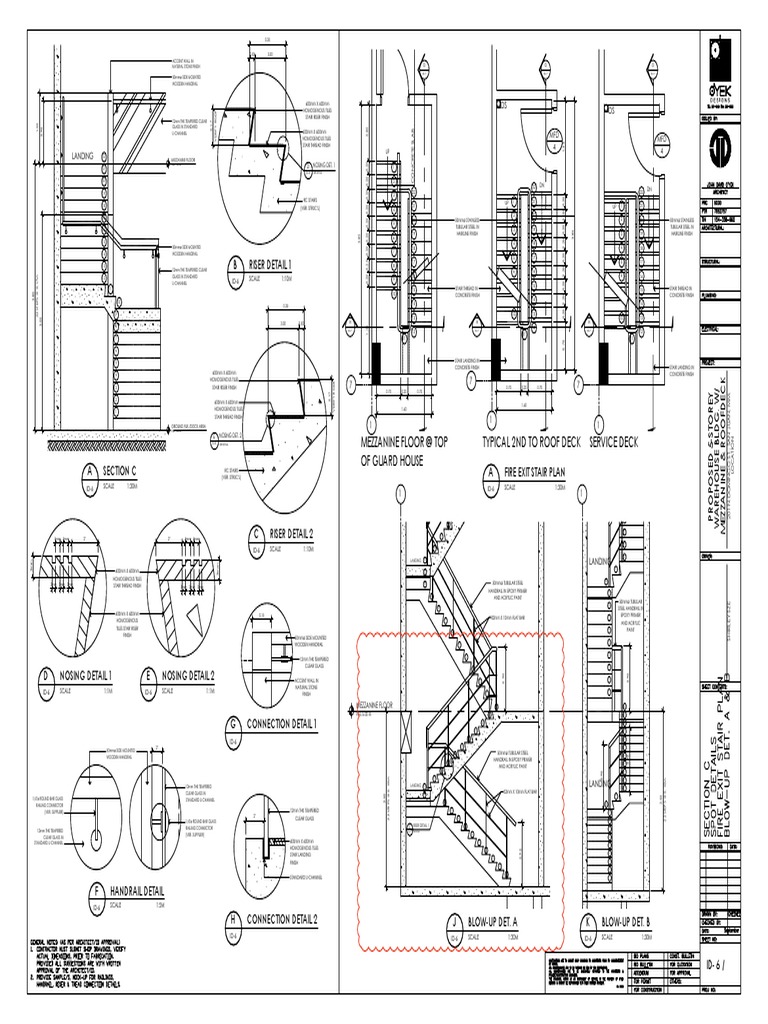 Fire Exit Railing | PDF | Stairs | Architectural Design