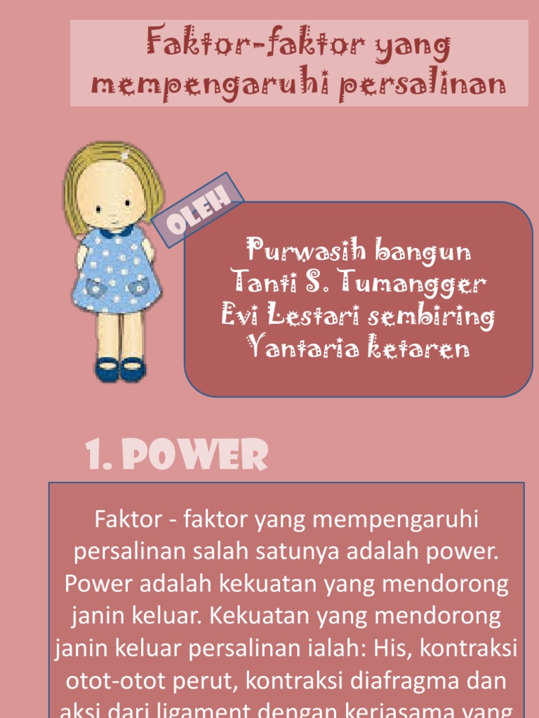 Faktor-Faktor Yang Mempengaruhi Persalinan | PDF