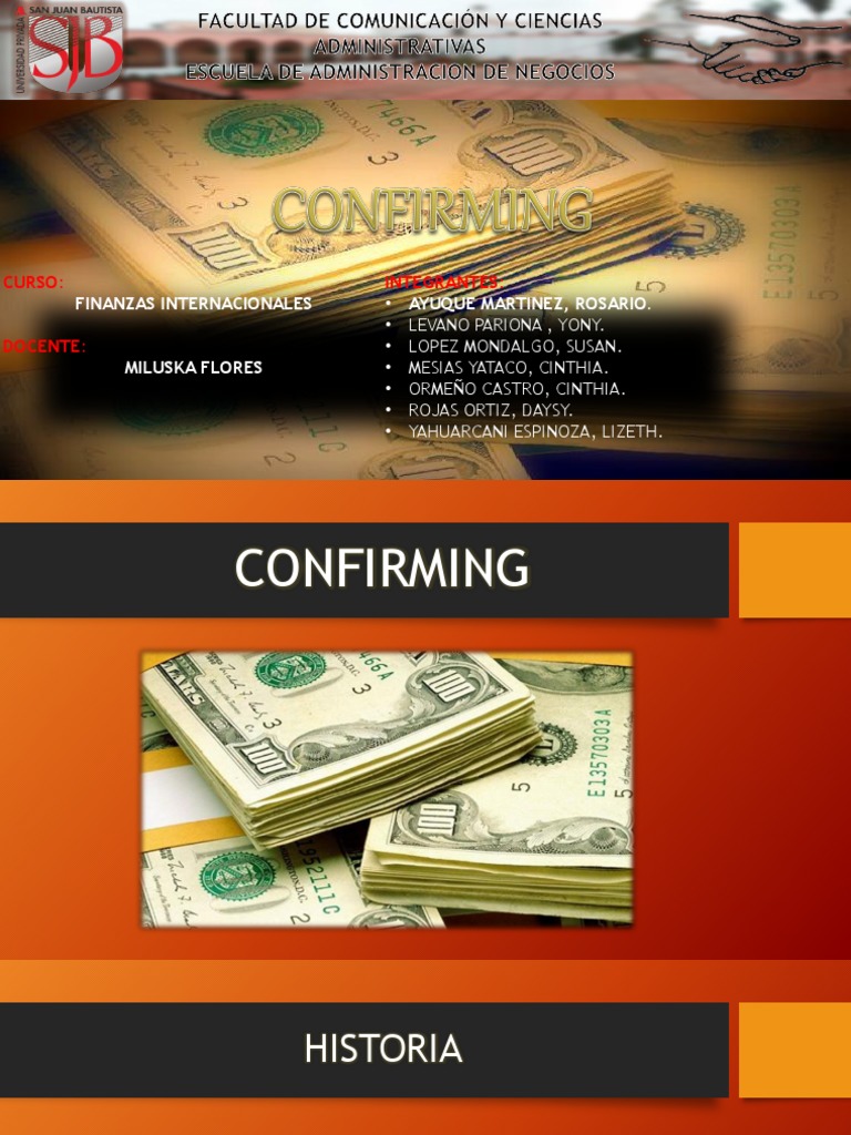 Confirming | PDF | Bancos | Economias