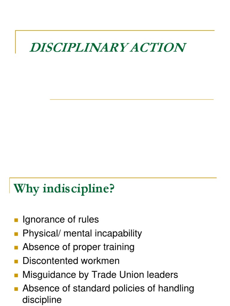 Sample Disciplinary Inquiry Flow Chart Disciplinary Action | PDF ...