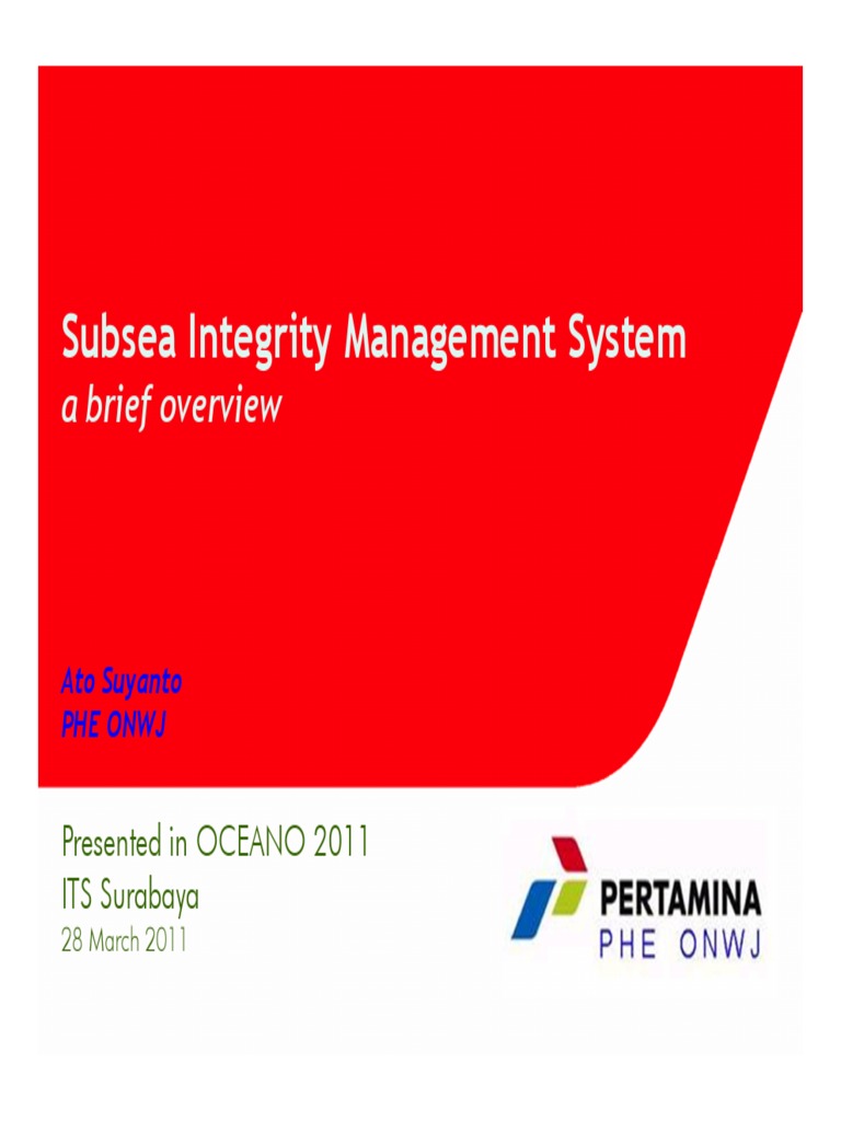 Subsea Asset Integrity Guide | PDF | Subsea (Technology) | Risk Assessment