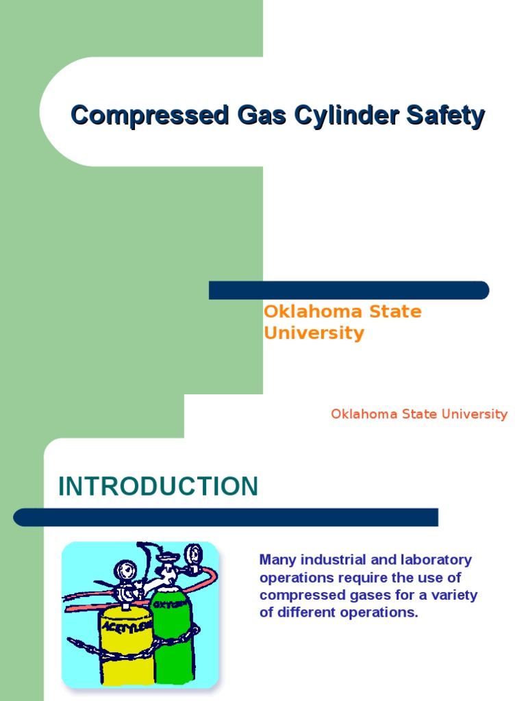 Compressed Gas Cylinder Safety | PDF | Valve | Gases