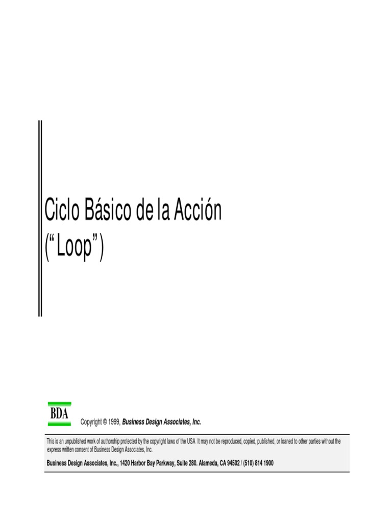 Ventas Ciclo Basico de La Accion - Loop | PDF | Science | Ciencia (general)