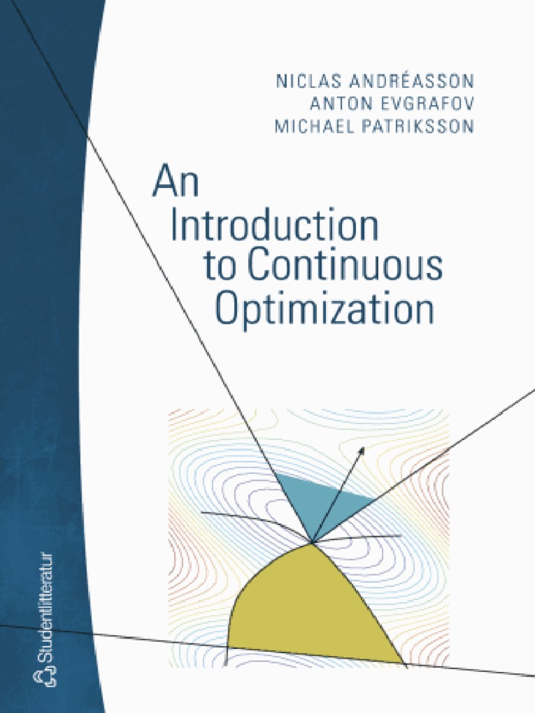 An Introduction To Continuous Optimization Pdf Mathematical Optimization Linear Programming