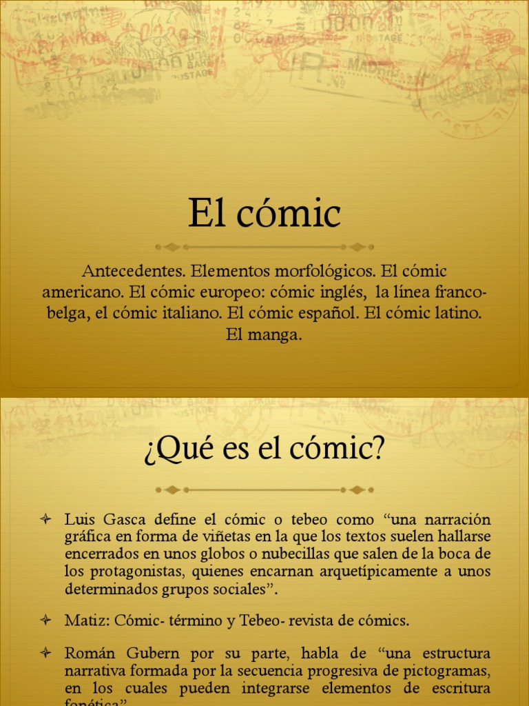 Presentación Cómic | PDF | Manga | Comics Marvel