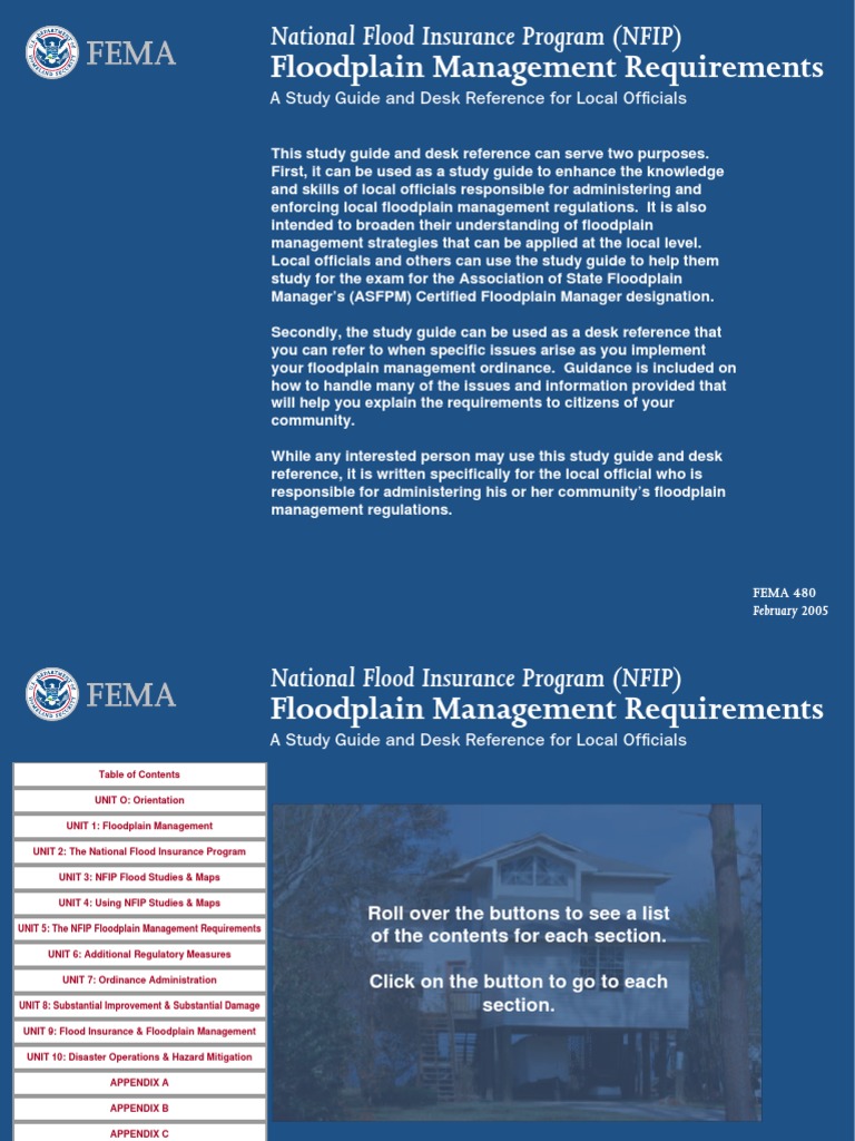 FEMA 480 FloodplainManagementRequirements | Flood