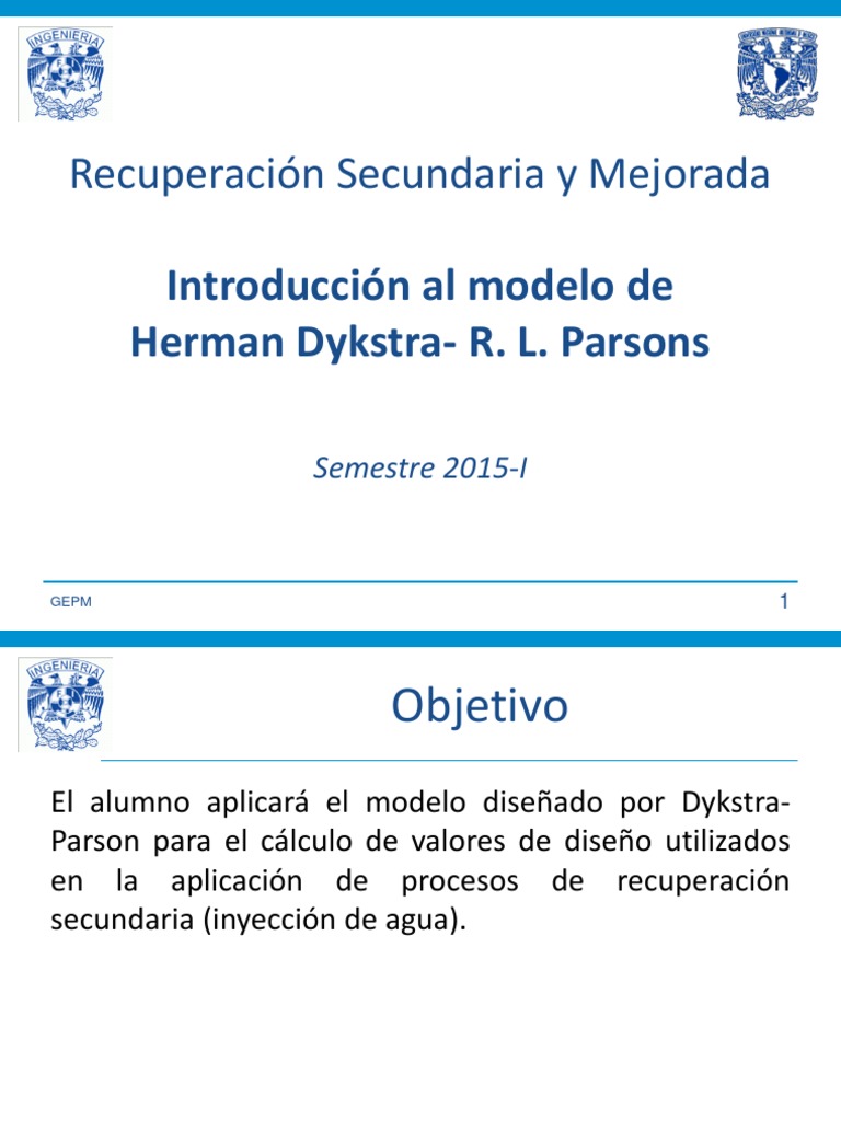 Dykstra Parson | PDF | Agua | Permeabilidad (Ciencias de la Tierra)