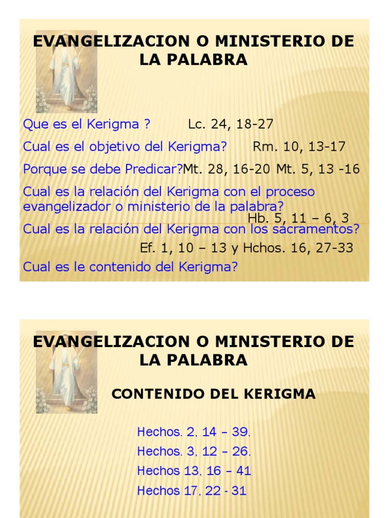 Kerigma y Evangelización | PDF | Confirmación | eucaristía