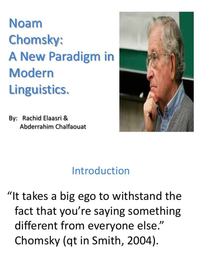 Chomsky's Linguistic Revolution Explained | PDF | Syntax | Noam Chomsky