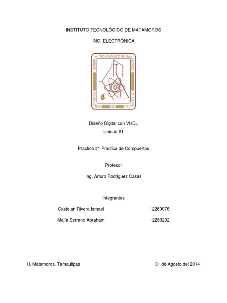 Practica de Compuertas | PDF