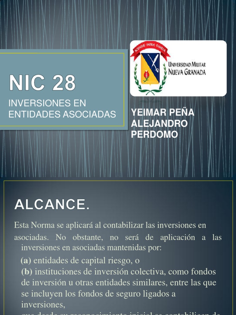 Nic 28 | PDF | Capital de riesgo | Finanzas corporativas