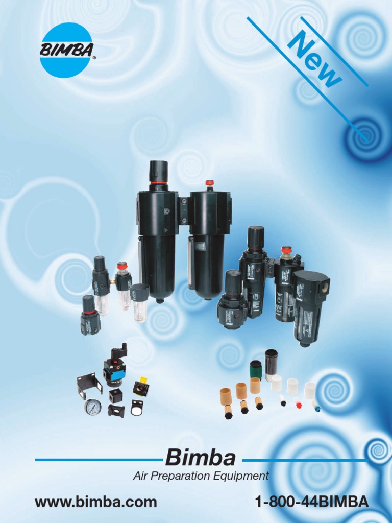 Bimba Air Preparation Catalog | Valve | Pipe (Fluid Conveyance)