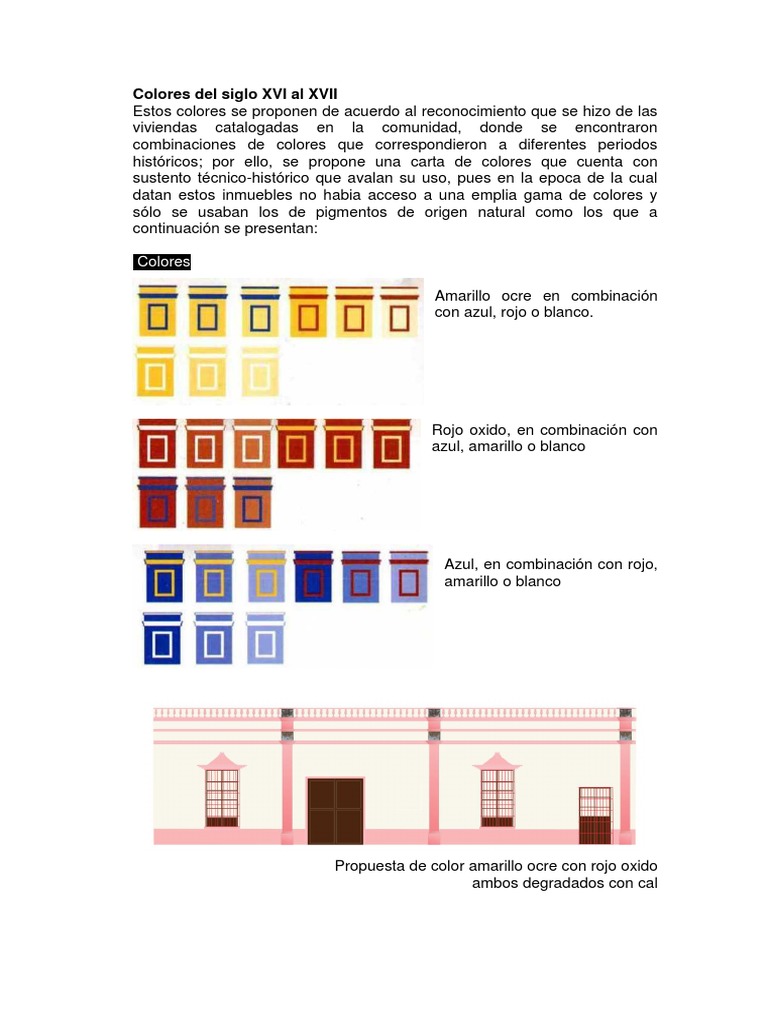 Normativa INAH Colores | PDF