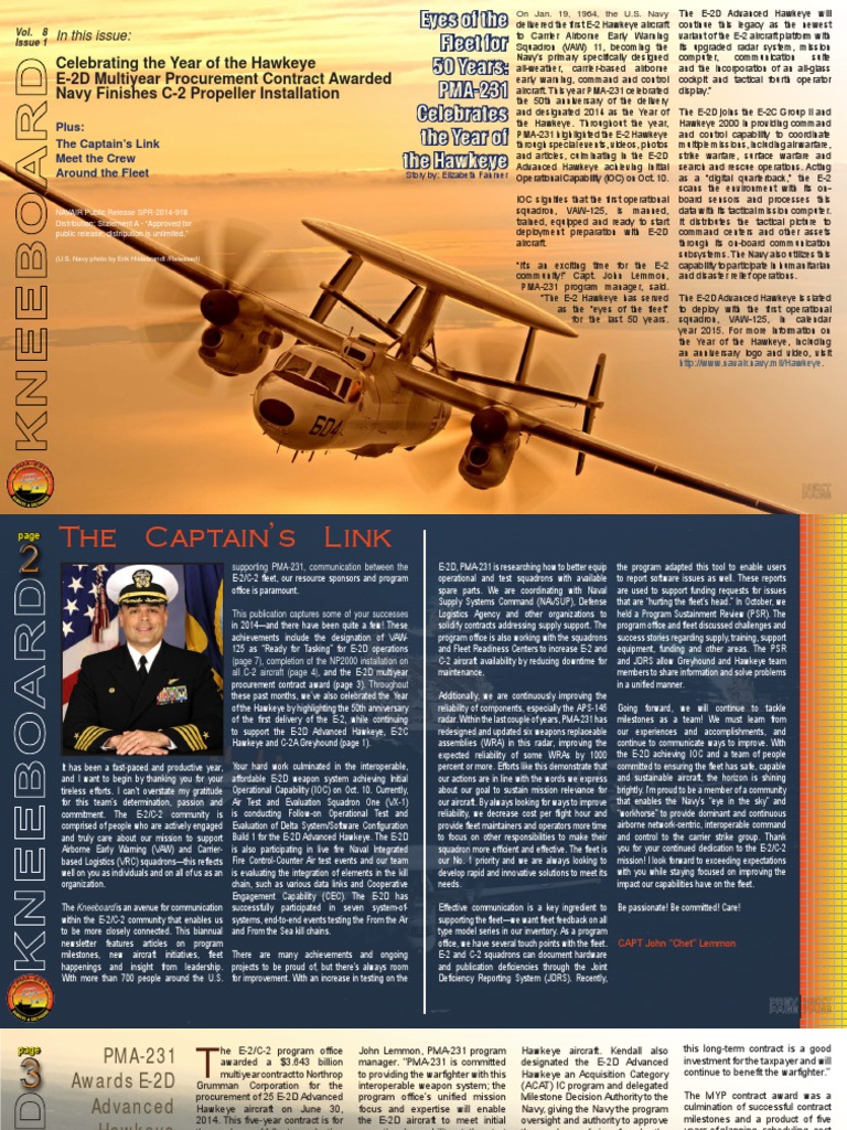 PMA-231 Kneeboard Volume 8, Issue 1 | PDF | United States Navy | Aviation