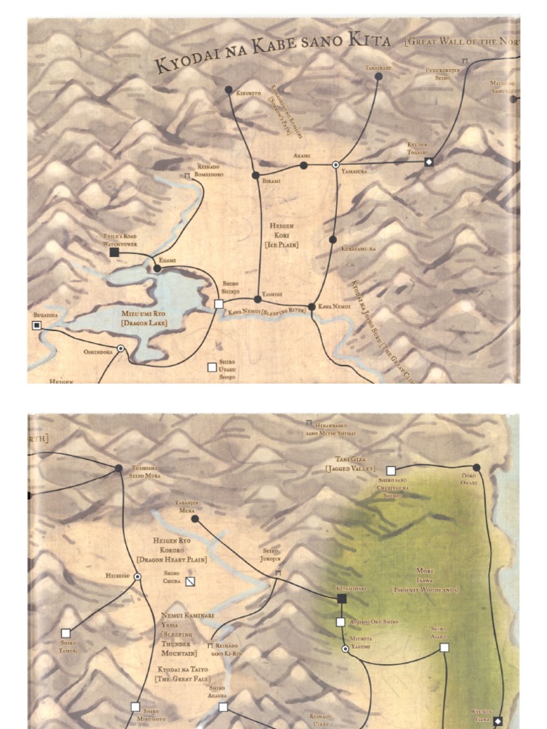 L5R - Atlas - Campaign Maps | PDF