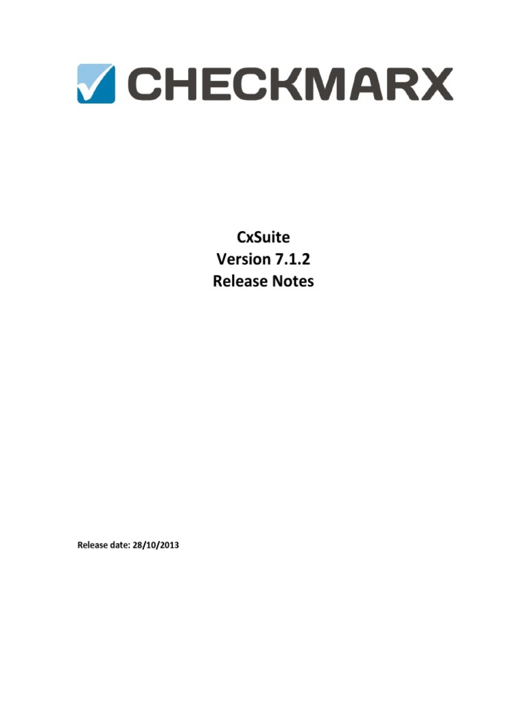 CxEnterprise ReleaseNotes 712 | PDF | Web Browser | World Wide Web