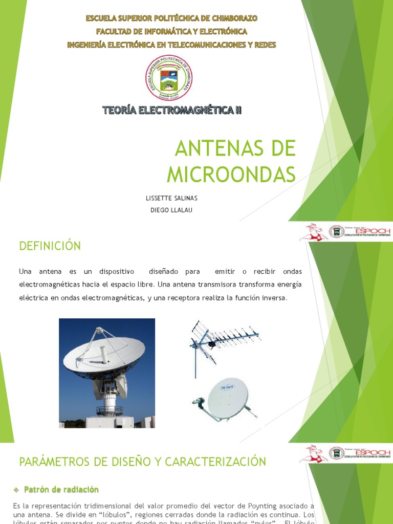 Antenas de Microondas: Teoría y Aplicaciones | PDF | Antena (Radio ...